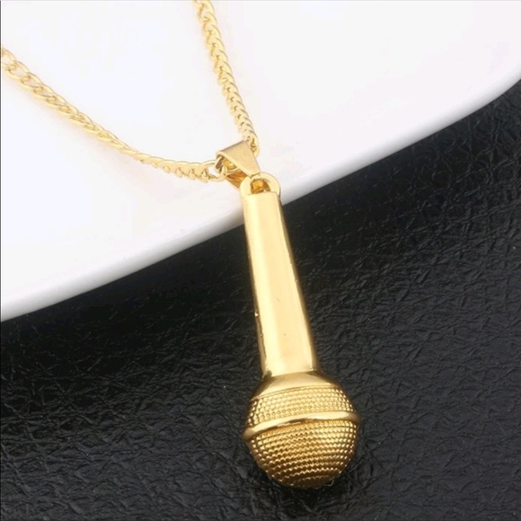 Accessories | Iced Out Hip Hop Mic Necklace | Poshmark